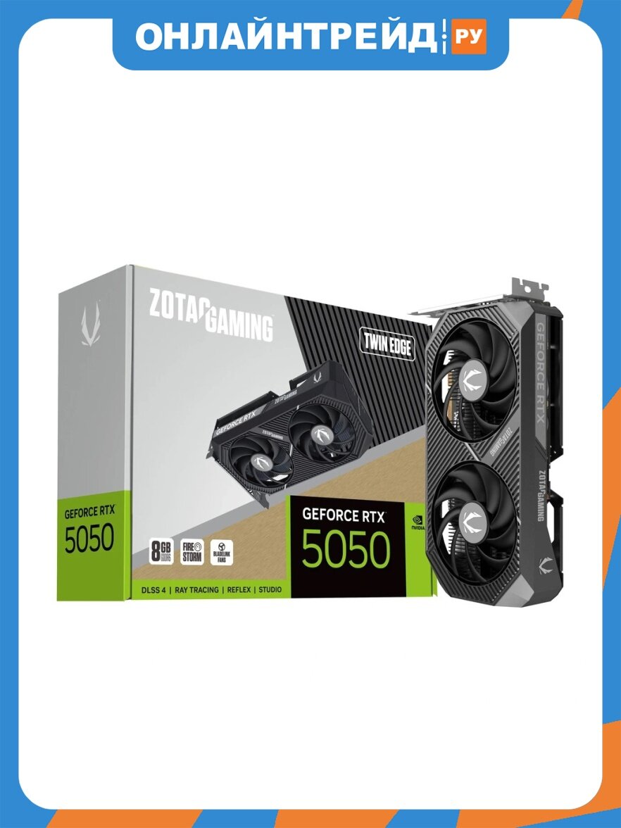 Видеокарта Zotac GeForce RTX 5050 TWIN EDGE 8G