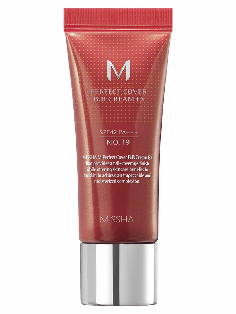 BB крем для лица Missha M Perfect Cover EX SPF42 PA+++ No.20, 20мл