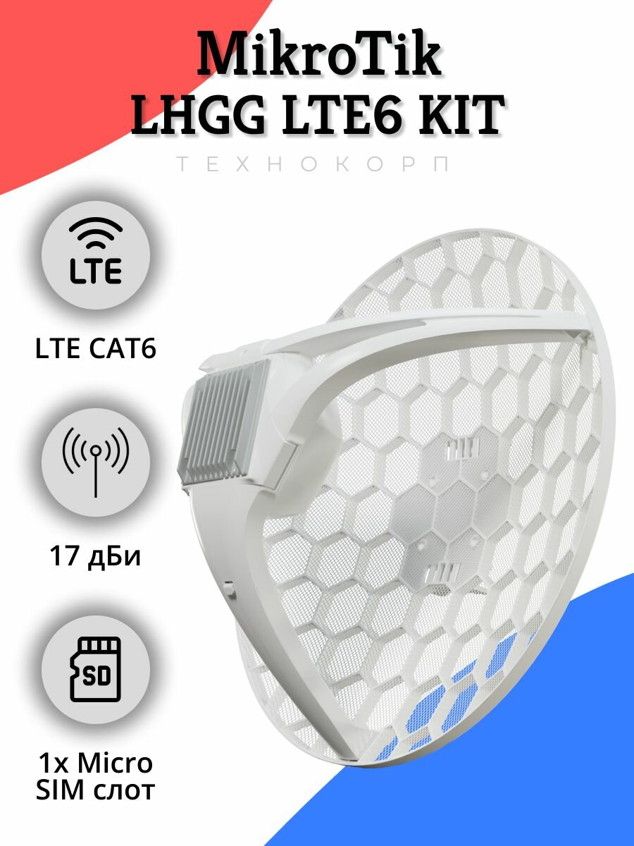 Точка доступа MikroTik LHGG LTE6 KIT