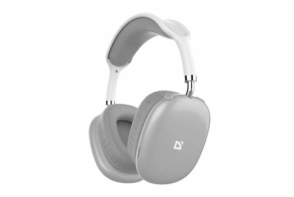 Наушники беспроводные, большие Bluetooth-гарнитура серый цвета, Defender FreeMotion B645 (63646)
