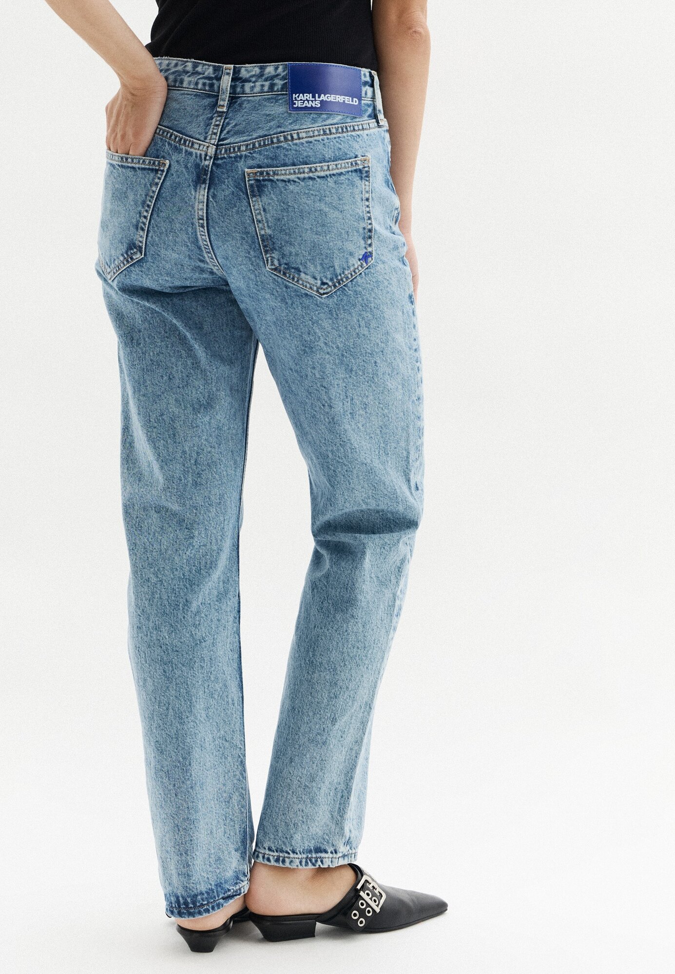 Джинсы KARL LAGERFELD JEANS, размер 26/30, голубой — фото 1