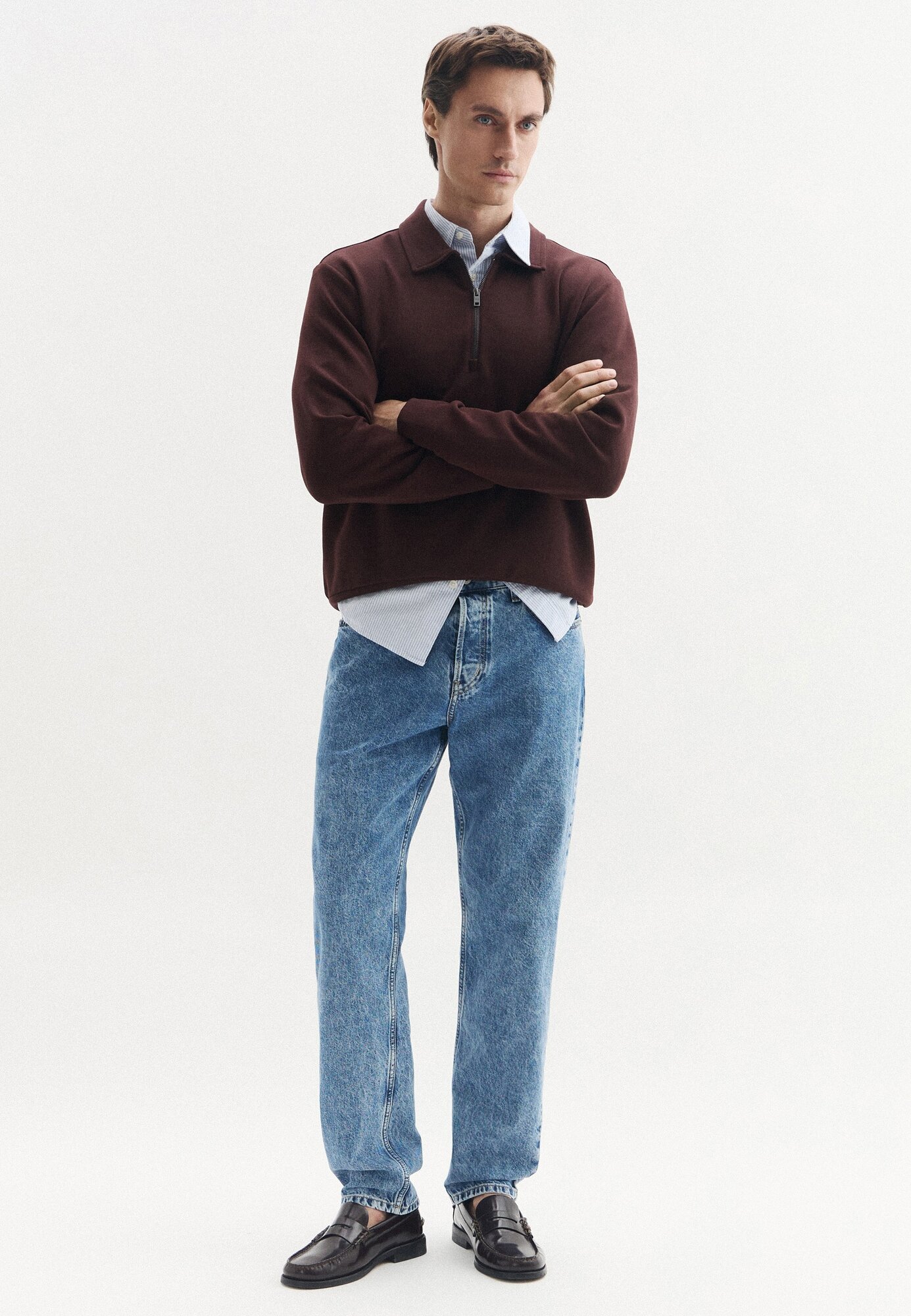 Джинсы классические KARL LAGERFELD JEANS, размер 32/32, голубой — фото 1