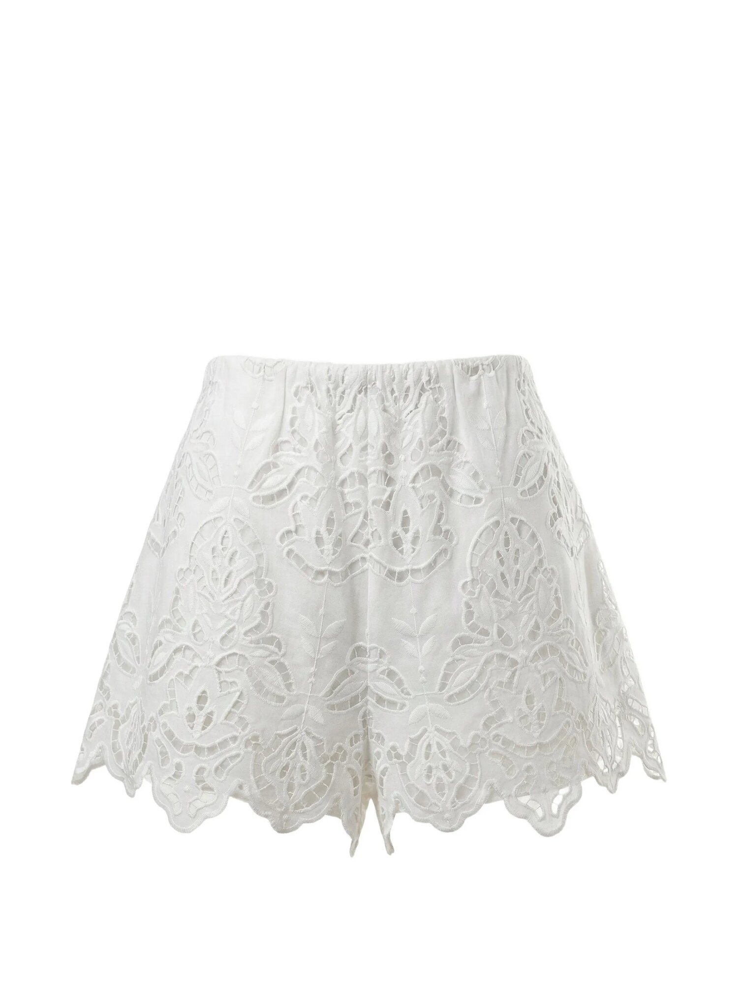 Шорты Pavlina guipure-lace scalloped-edge shorts