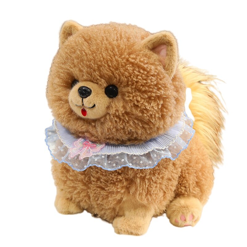 Плюшевая игрушка унисекс CAISHANGHUANG Померанский шпиц, 25CM EU