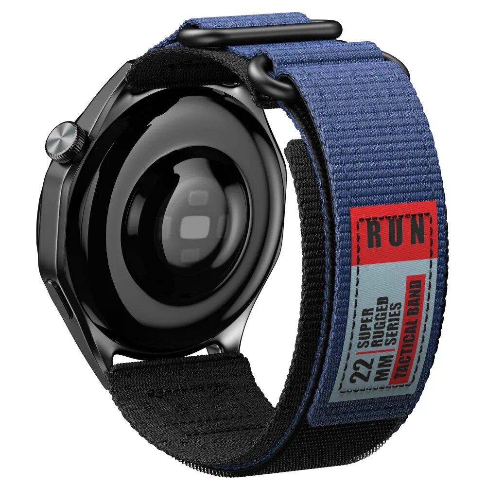 22 - мм нейлоновый ремень для часов Huawei GT 5 4 3 2, GT 4 3 2 Pro 46 мм, для Garmin Vivoactive 4, Venu 3 2, Samsung Galaxy Watch 3 45 мм / Gear S3 Frontier