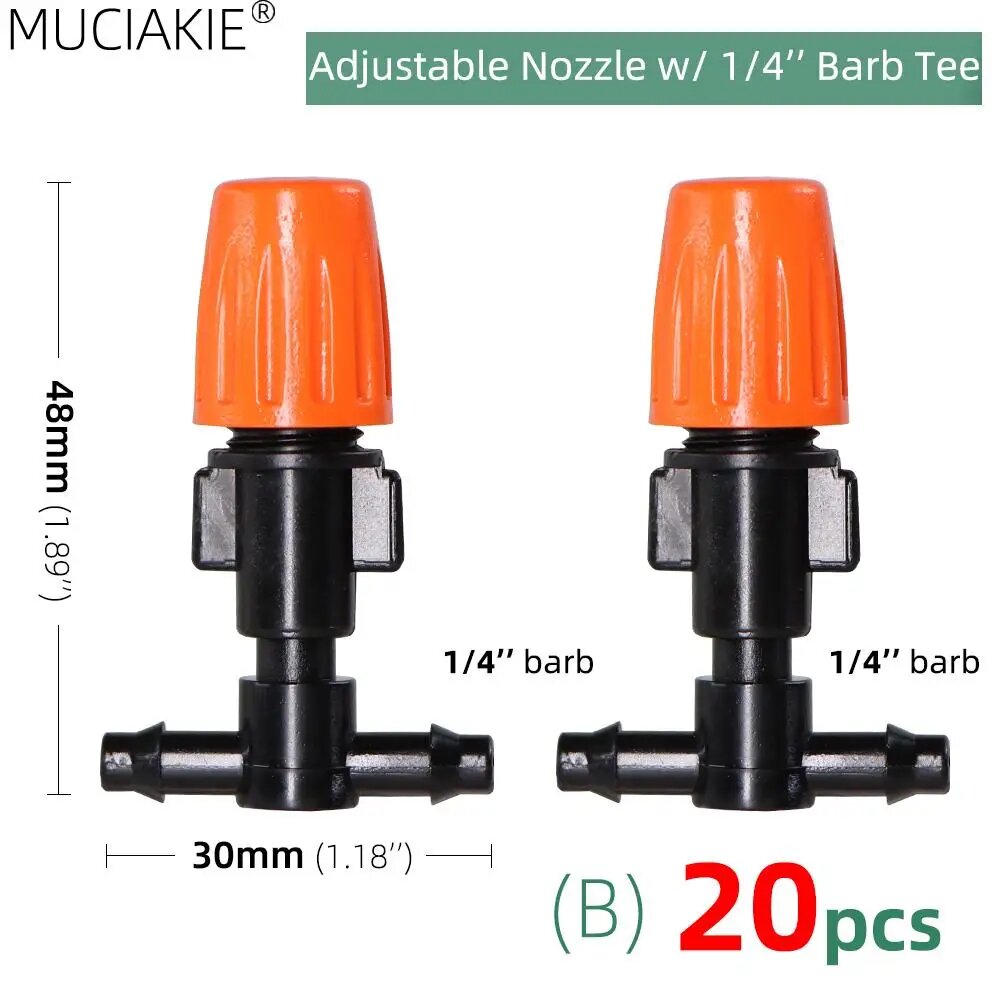 Садовые спринклеры MUCIAKIE VORTEX Оранжевый, Bx20pcs