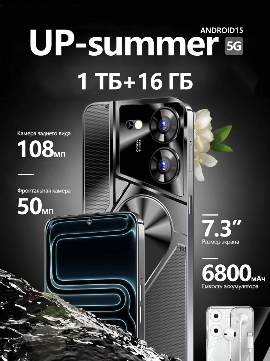 Смартфон Povo5Pro 16/1024 ГБ Ростест (EAC) Android15 2SIM 5G