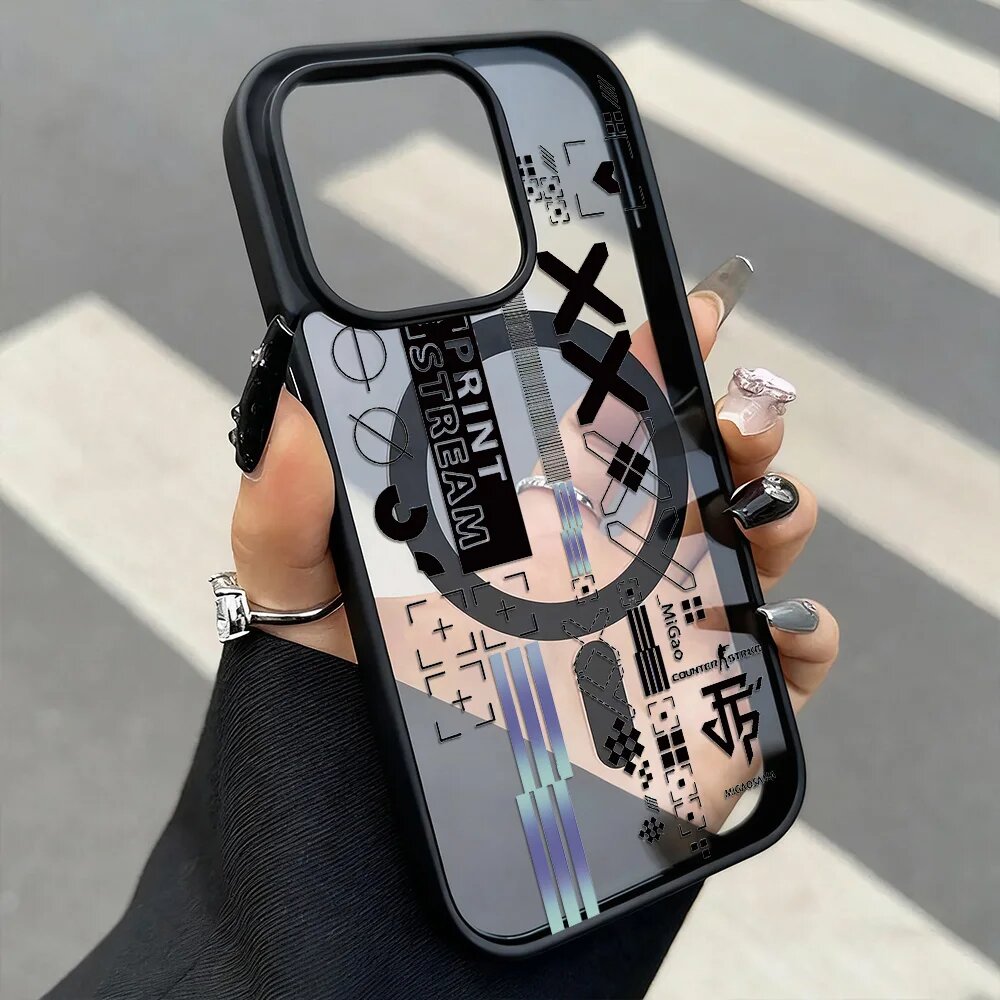 Роскошный Магнитный Чехол С Ремешком Для iPhone 17 Pro Max 13 11 16 Pro Max iPhone17 Pro Max, OH39