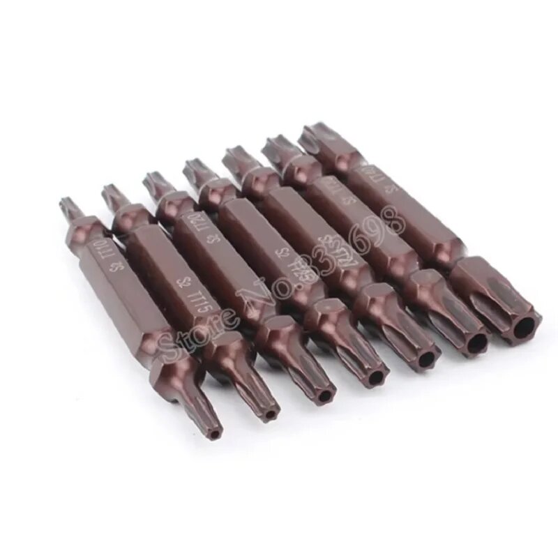Набор бит для отверток Paowuxian Torx Star T10 T15 T20 T25 T27 T30 T40 1/4"