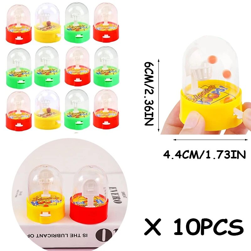 Антистресс-игрушки для подарков 10pc Finger Basketba