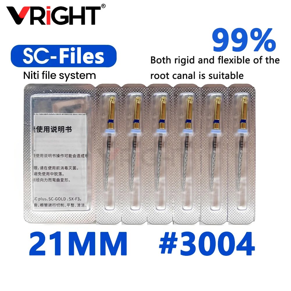 Стоматологические файлы COXO SOCO SC-PRO 6 шт. SC-21MM-3004