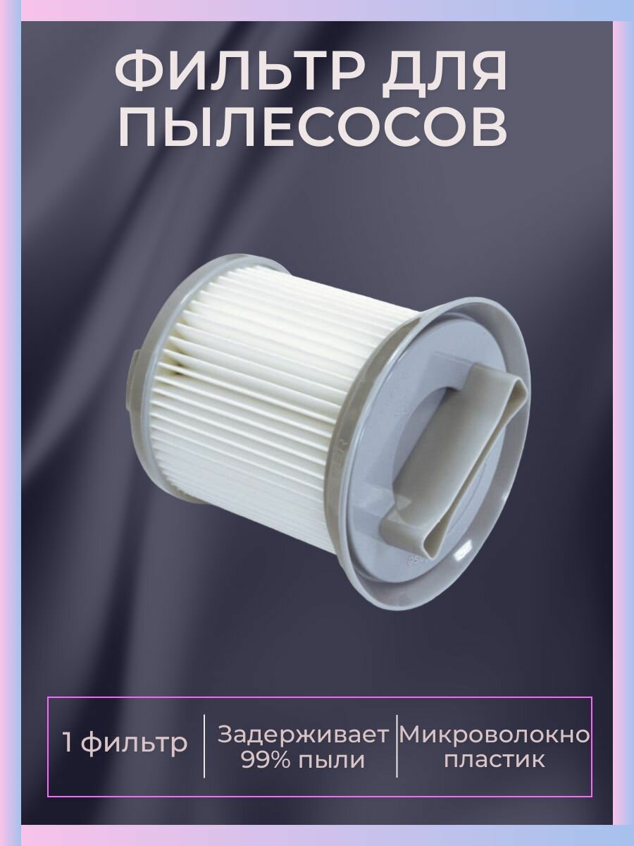Фильтр для пылесоса с антиаллергенной пропиткой