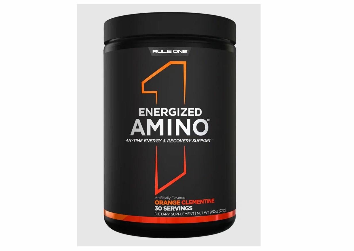 Rule One ESSENTIAL AMINO 9 + ENERGY, Аминокислоты, 30 порций (Апельсин клементин)