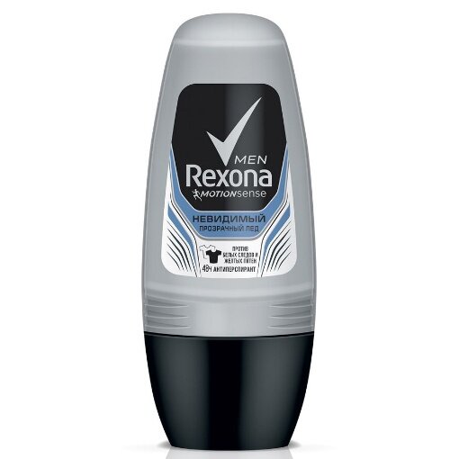 Дезодорант-антиперспирант Rexona Прозрачный лед, 50 мл