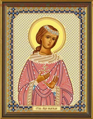 Набор для вышивания Нова Слобода Святая Мученица Надежда, 13х17 см