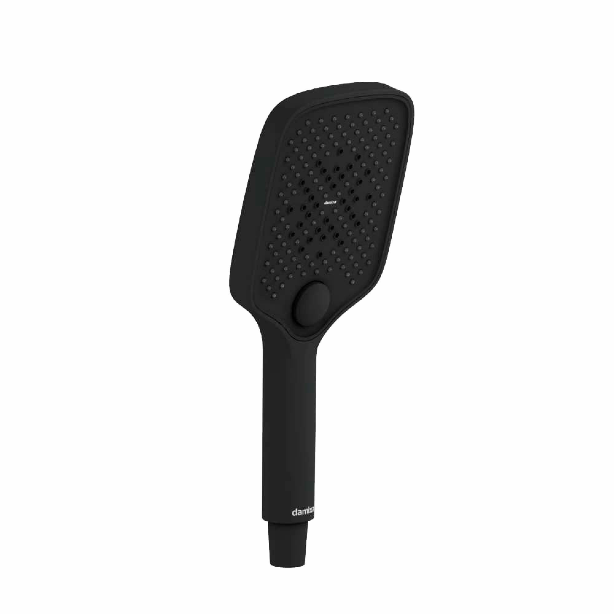 Лейка для душа Damixa Allure, 3 режима, черная, матовая, диаметр 14 см