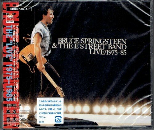 Bruce Springsteen & The E-Street Band. Live/1975-85 (Box Set, Japan, Sony, SRCS 7862-4, 1995, импортн. компакт-диск) 3CD