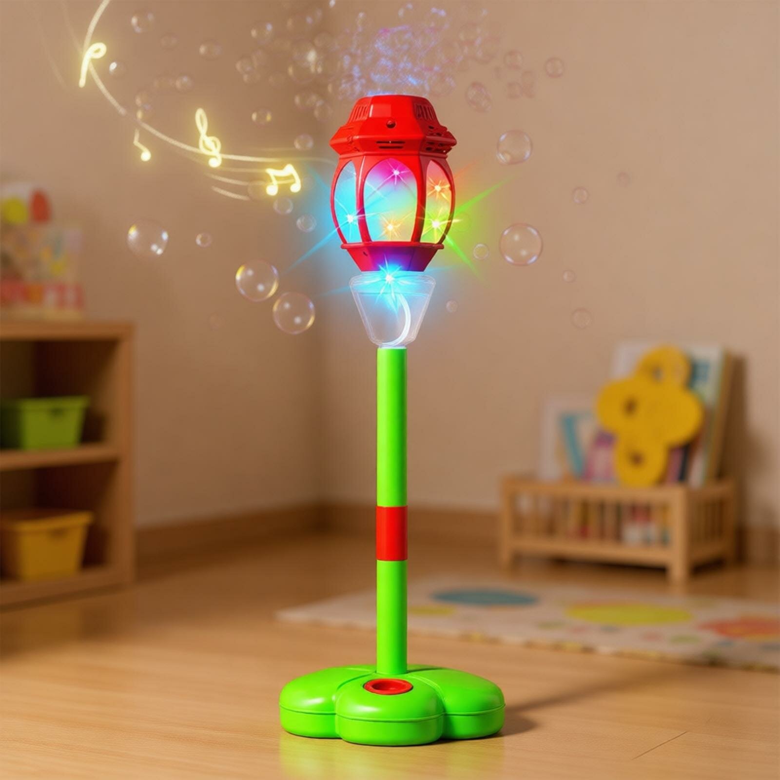 Электрическая мыльная машина-фонарь с LED и музыкой