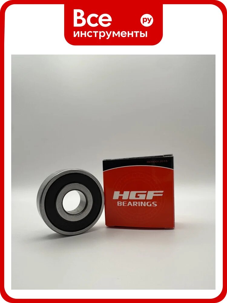 Подшипник HGF 180302 (6302 2RS) 15x42x13мм. Т18_88443 прочной конструкции