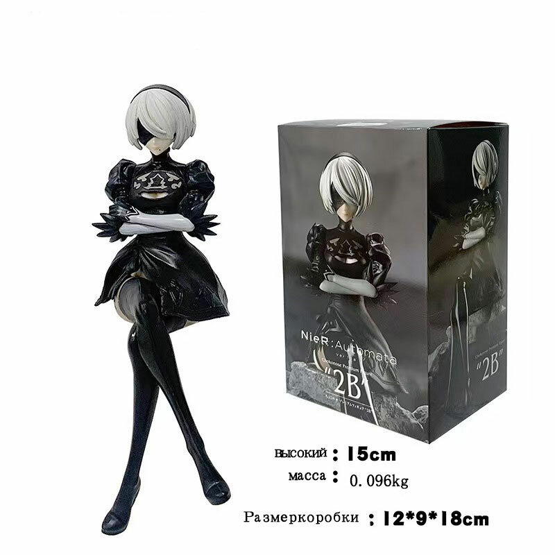 Bandai NieR: Automata YoRHa No. 2 Type B Фигурка, Черный коллекционная статуэтка