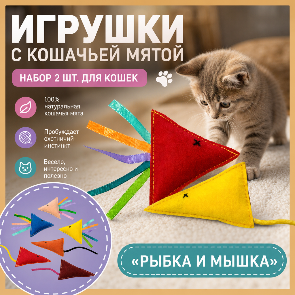 Интерактивная игрушка для кошек, интерактивная игра, кошачья мята