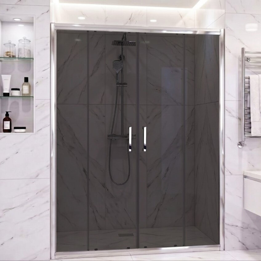 Душевая дверь Royal Bath Tudor 200х135 RB135HT-G-CH
