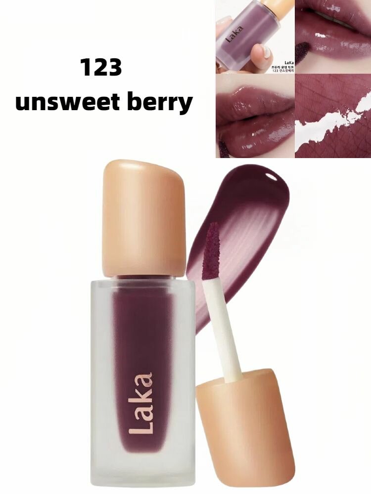 Laka 123 фруктовый глянцевый тинт для губ, 4,5 г фруктовый тинт глянцевый 4,5 г