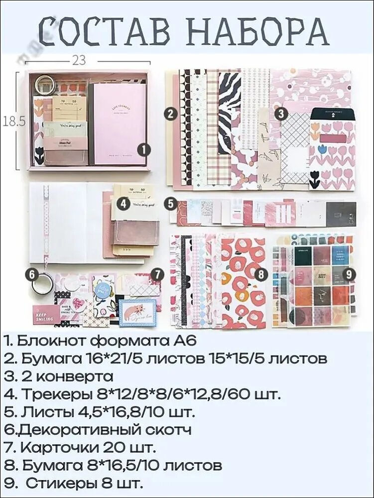 Набор для скрапбукинга. — фото 1