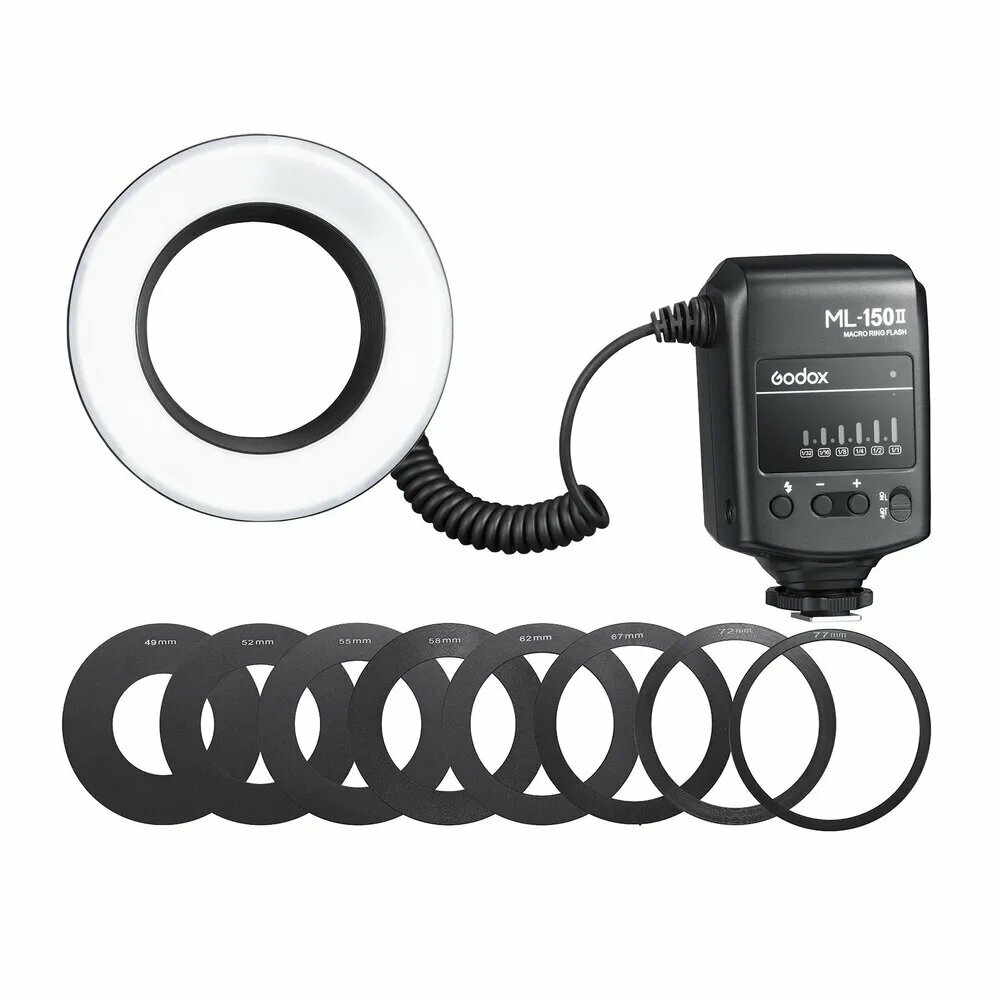 Godox ML-150II Универсальная кольцевая вспышка для макросъемки