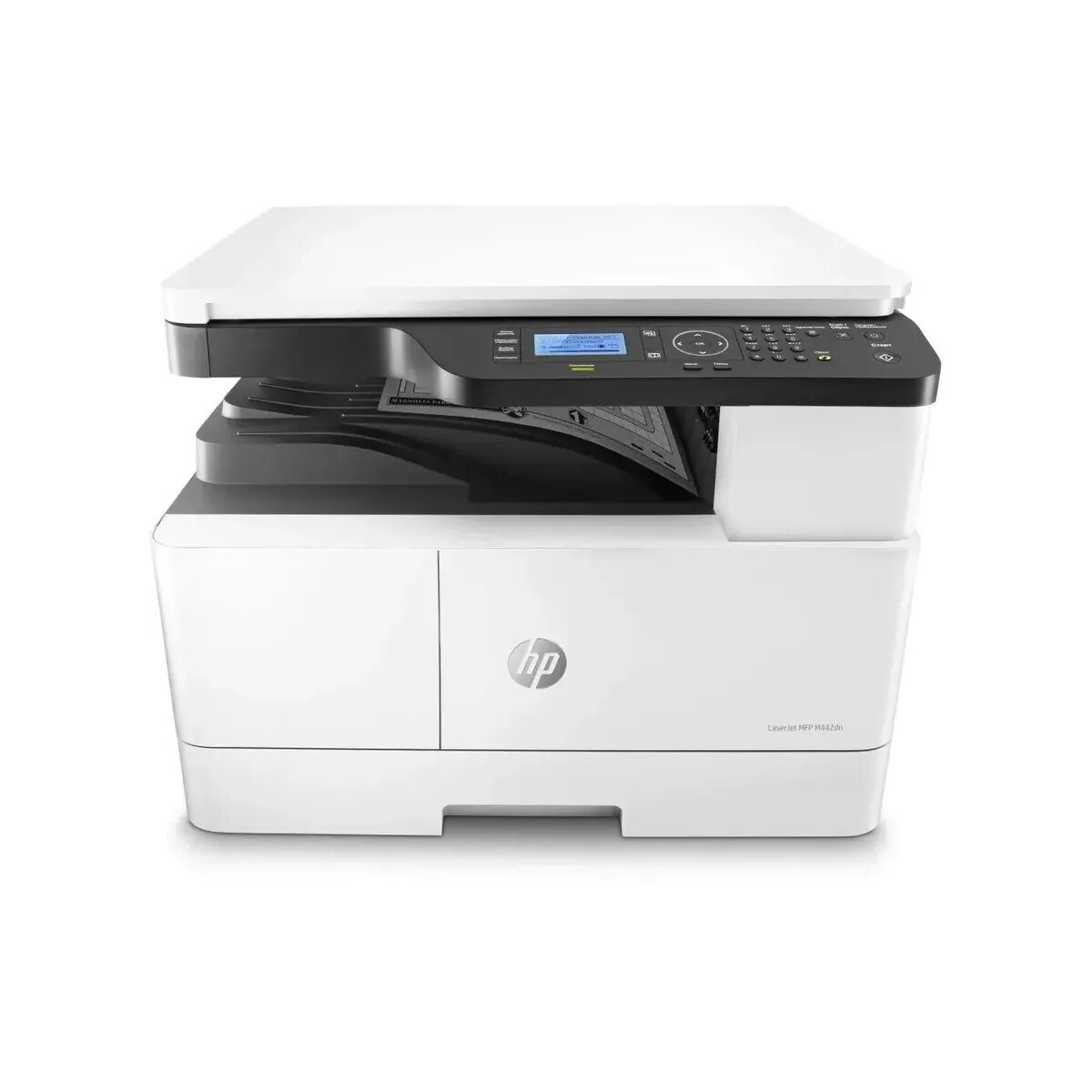МФУ лазерное HP LaserJet Pro M442dn черно-белая печать, A3 (8AF71A) белый