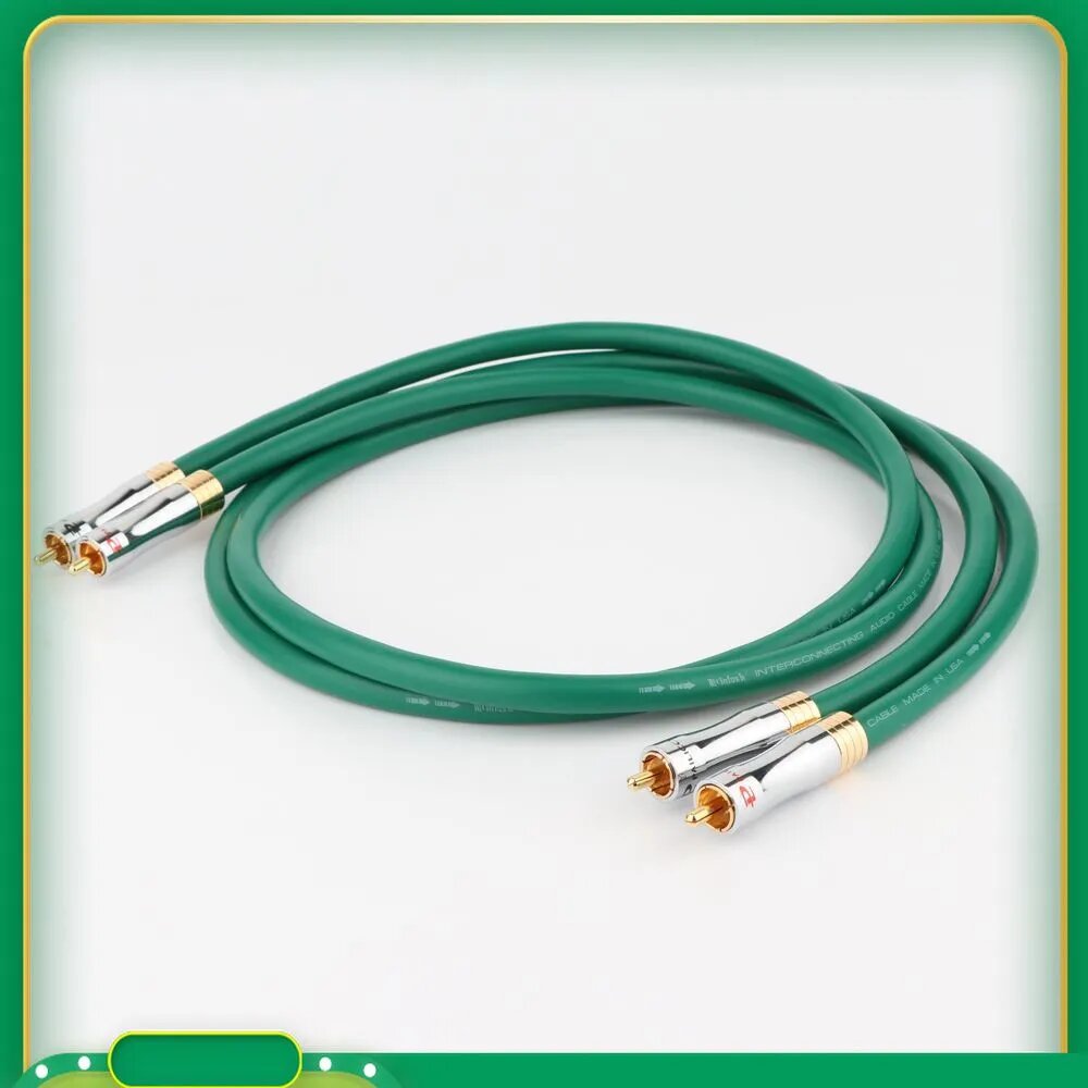 McIntosh Аудиокабель RCA/RCA, 0.5 м, зеленый