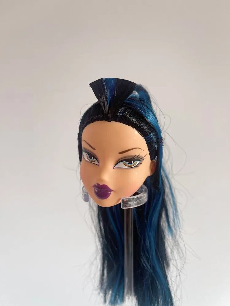 Голова куклы Bratz в панк-стиле Для кастома, ремонта, творчества Без упаковки