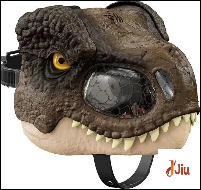 Mattel Мир Юрского периода, Доминион, Жующий и ревущий Тираннозавр Рекс, маска динозавра с движением и звуками, игрушка для ролевых игр T Rex
