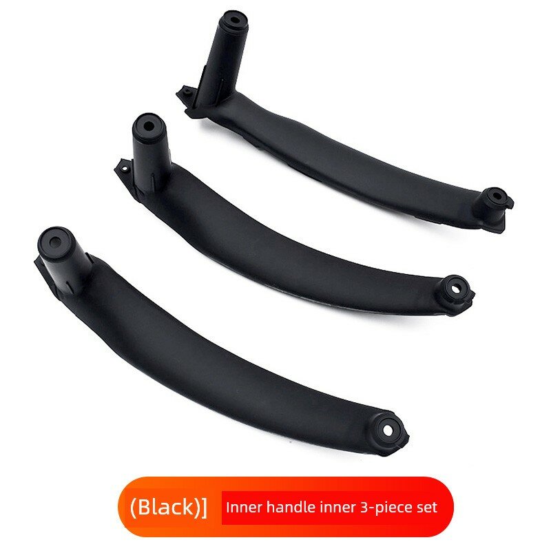 Черный комплект из 3 шт. внутренних ручек двери для BMW X5/X6 2007-2013, внутренняя сторона, заменяемая деталь