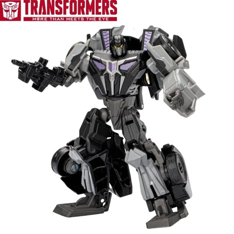 Трансформеры игрушки 02 Barricade Gamer Edition Deluxe Class Transformers Studio Series Transformers: War for Cybertron