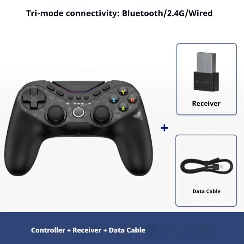 GAMESIR Tarantula 8k Проводной геймпад для ПК Синий, Wireless Black T3PRO