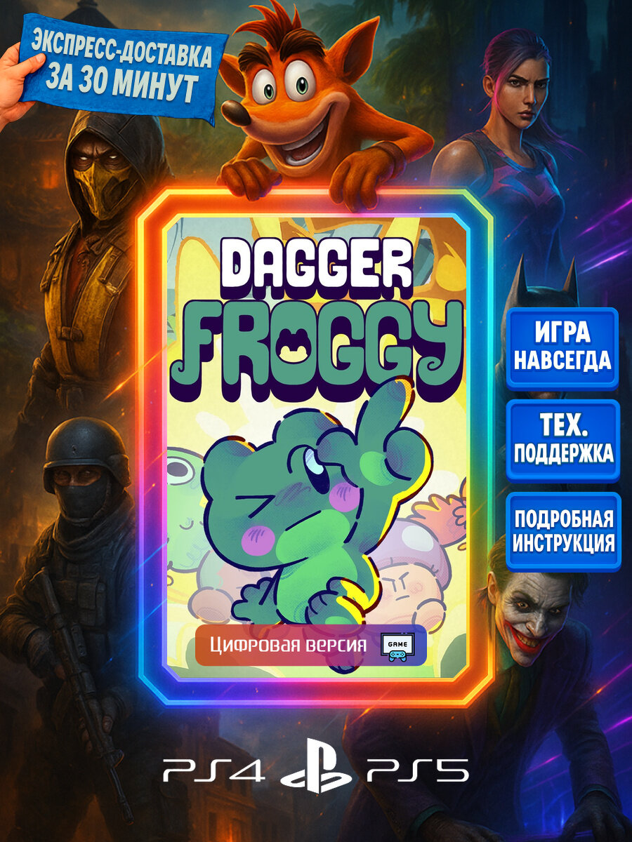 Dagger Froggy PS4/PS5 | Моментальная доставка | Английский язык | Боевики