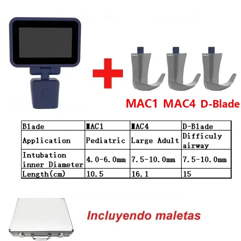 CORE-RAY Цифровой видеоларингоскоп 3,5 дюйма screen with 1 4 D
