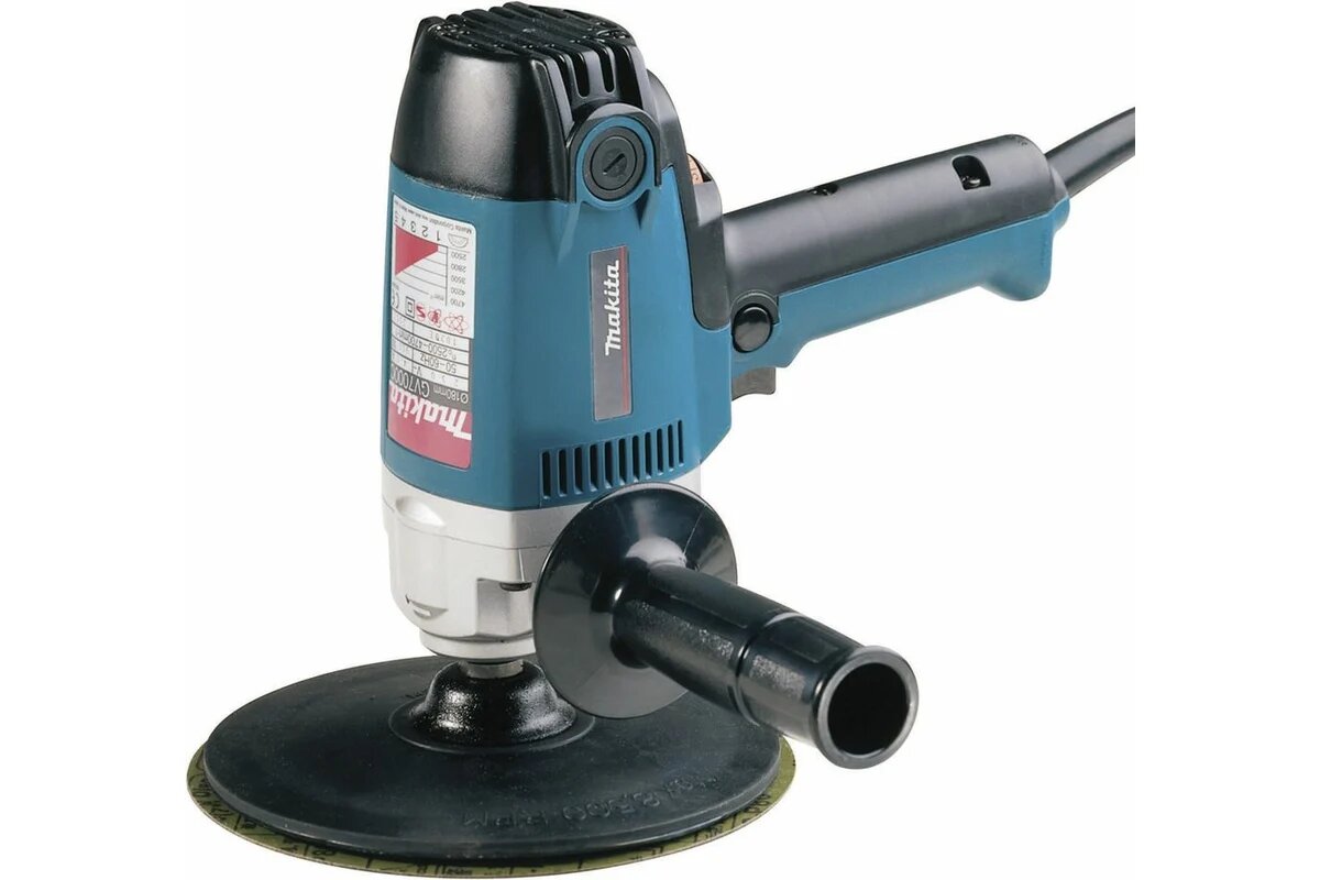 Полировальная шлифмашина Makita GV7000C, профессиональная, 900Вт, 2500-4700об/мин