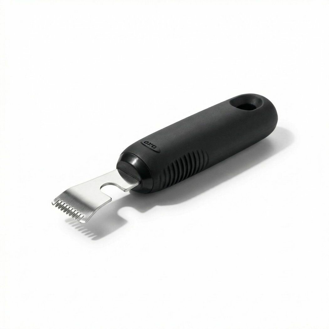 Терка и нож для цитрусовых OXO Good Grips Steel - нержавеющая сталь, 13х3.5 см, O-11261400