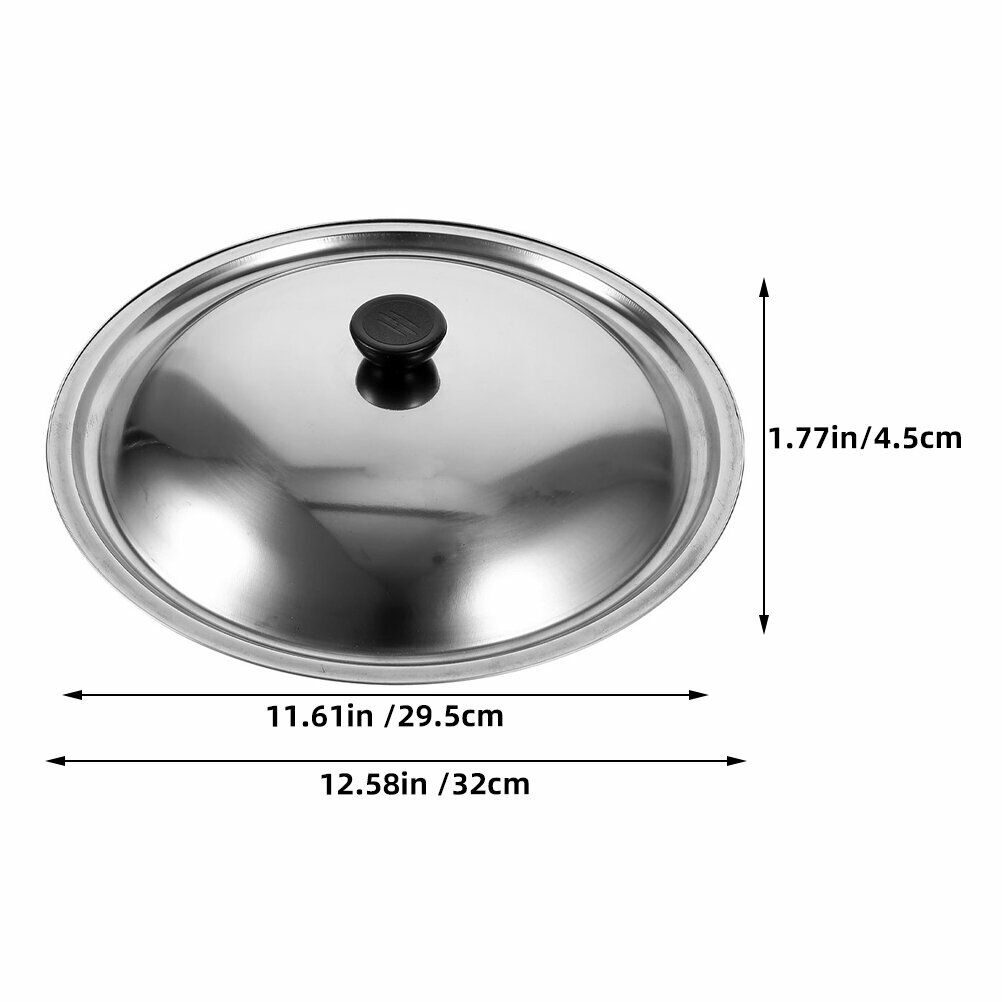 Крышка Для Кастрюли Из Нержавеющей Стали 2 Штуки Размер 32.00X32.00X4.50Cm
