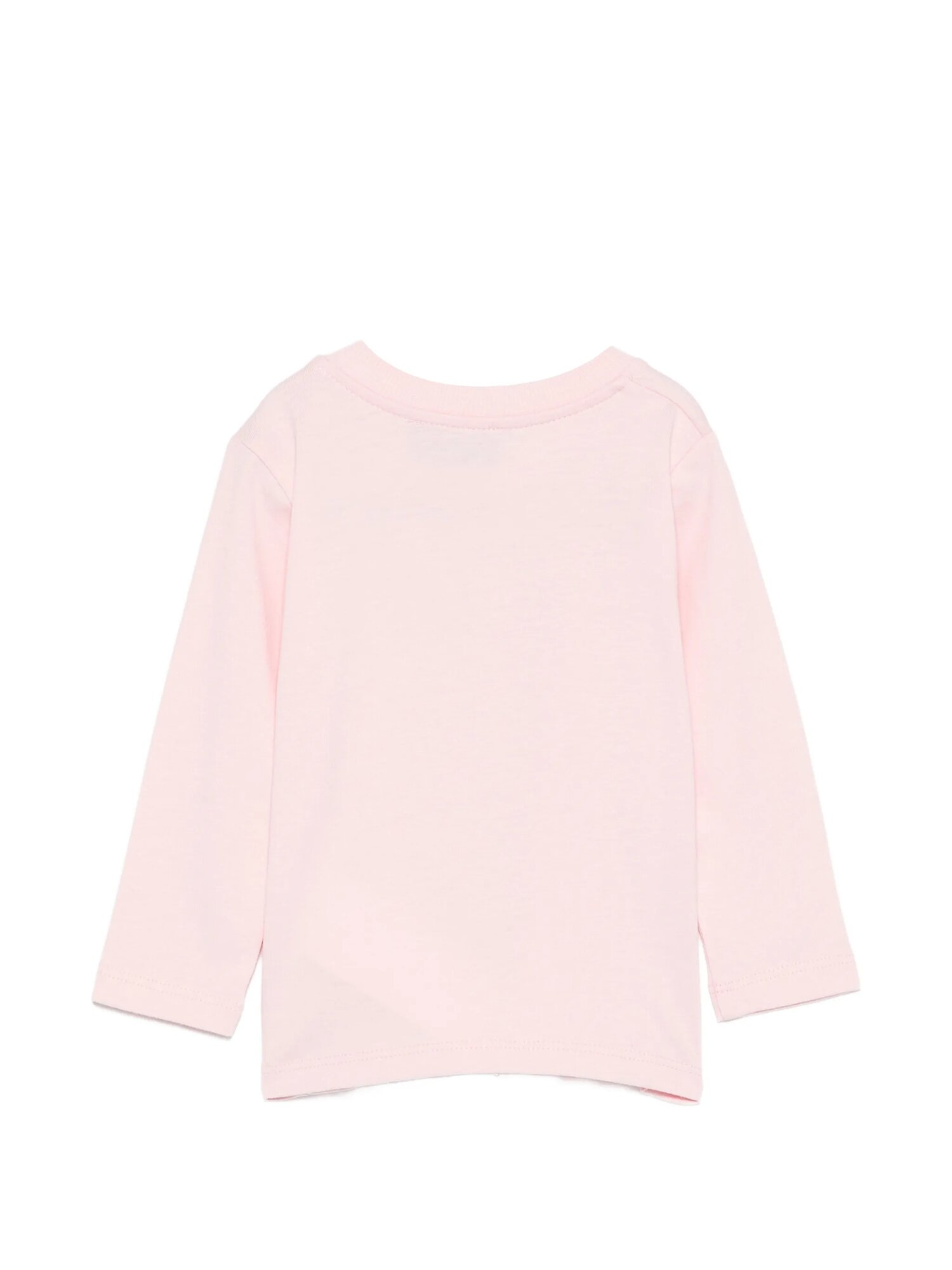 Футболка MOSCHINO Logo-print T-shirt, размер 3 года, coral pink — фото 1