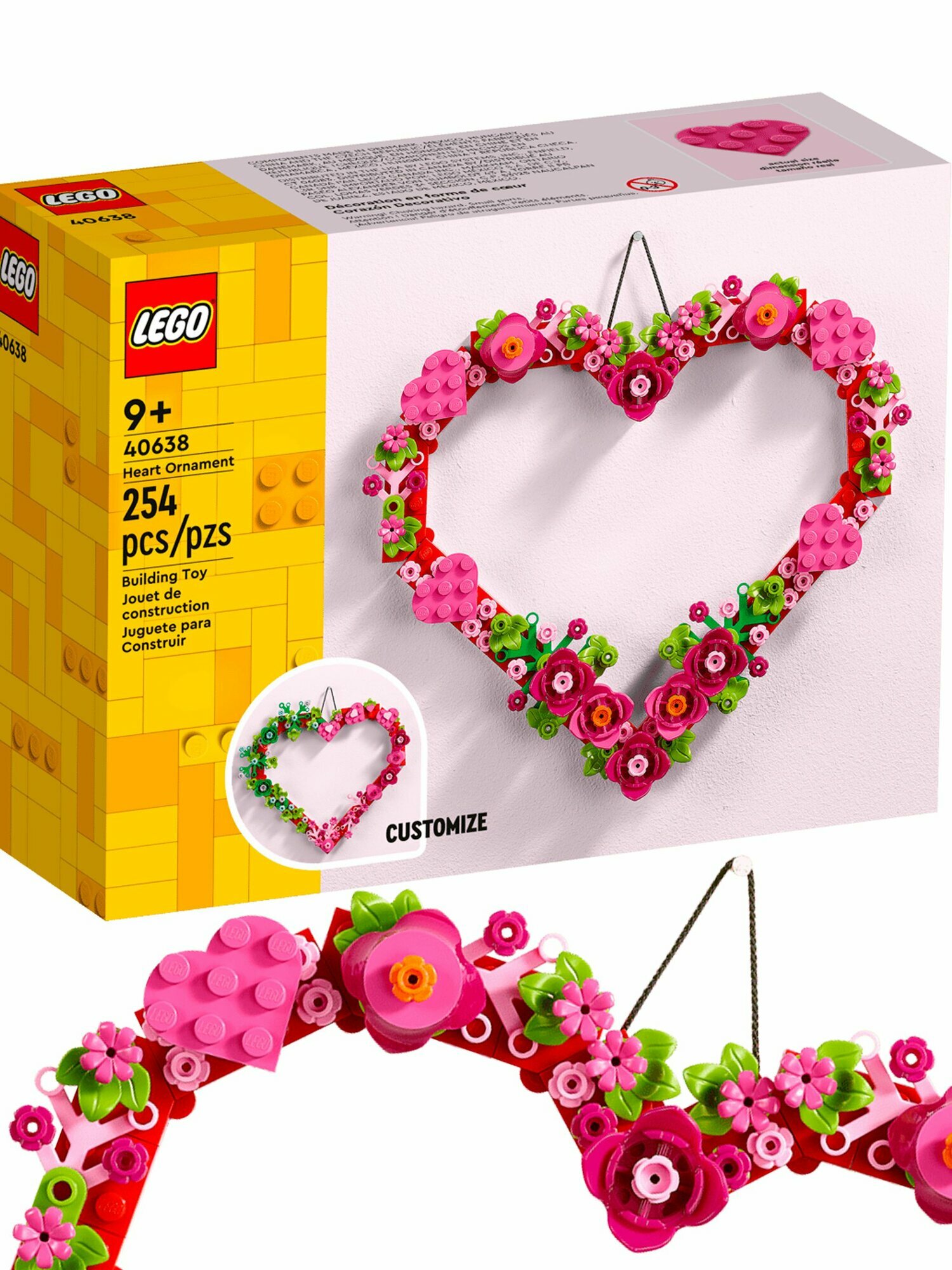 Конструктор LEGO Creator 40638 Украшение в виде сердца