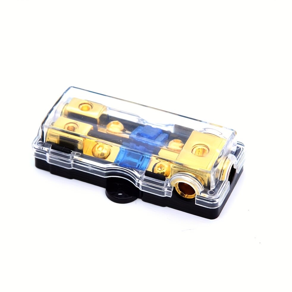 Распределительный блок предохранителей ANL Mini, 1 вход (0/2/4 AWG) и 2 выхода (4/8 AWG), 60A