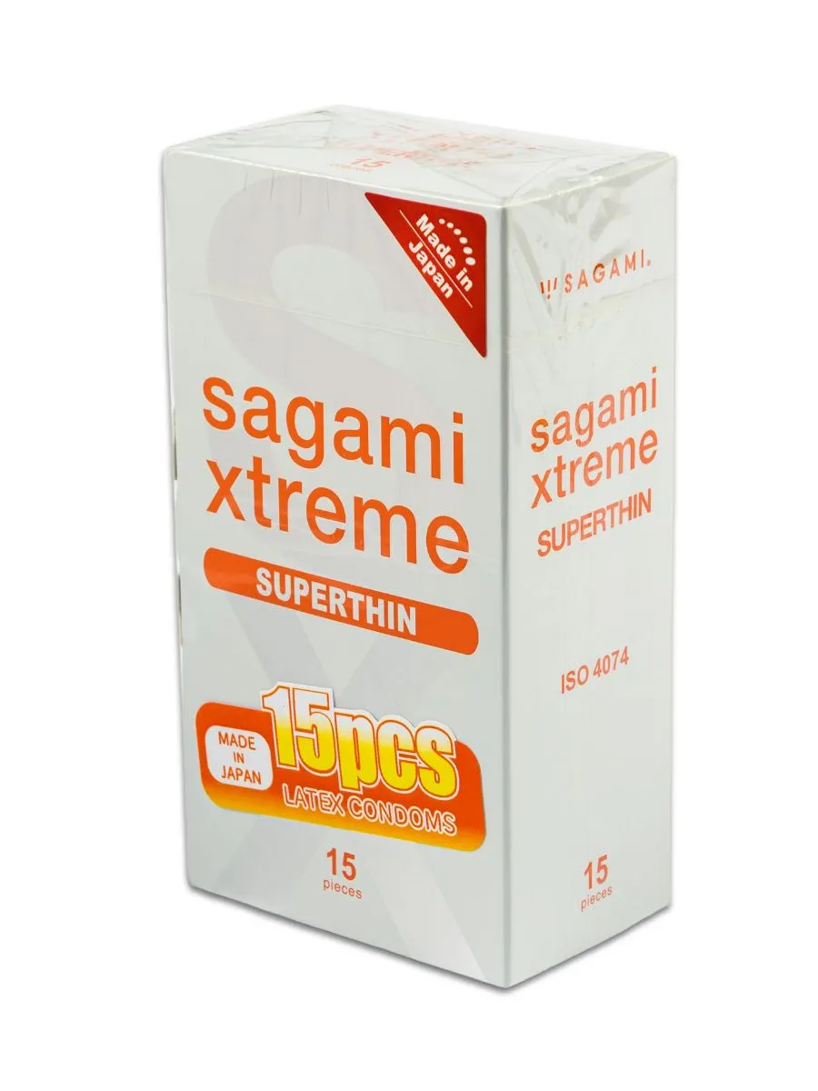 603 Sagami Xtreme 004, 15 шт. Презервативы ультратонкие. Упаковка по 15 шт.