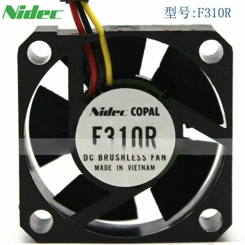 Nidec COPAL 3010 5V F310R 3CM Бесшумный вентилятор Микрочип Вентилятор устройства охлаждения