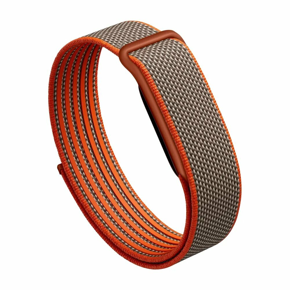 Эластичный ремешок для фитнес трекера Google Fitbit Air LOYO, нейлоновый браслет на липучке, спортивный, терракотовый
