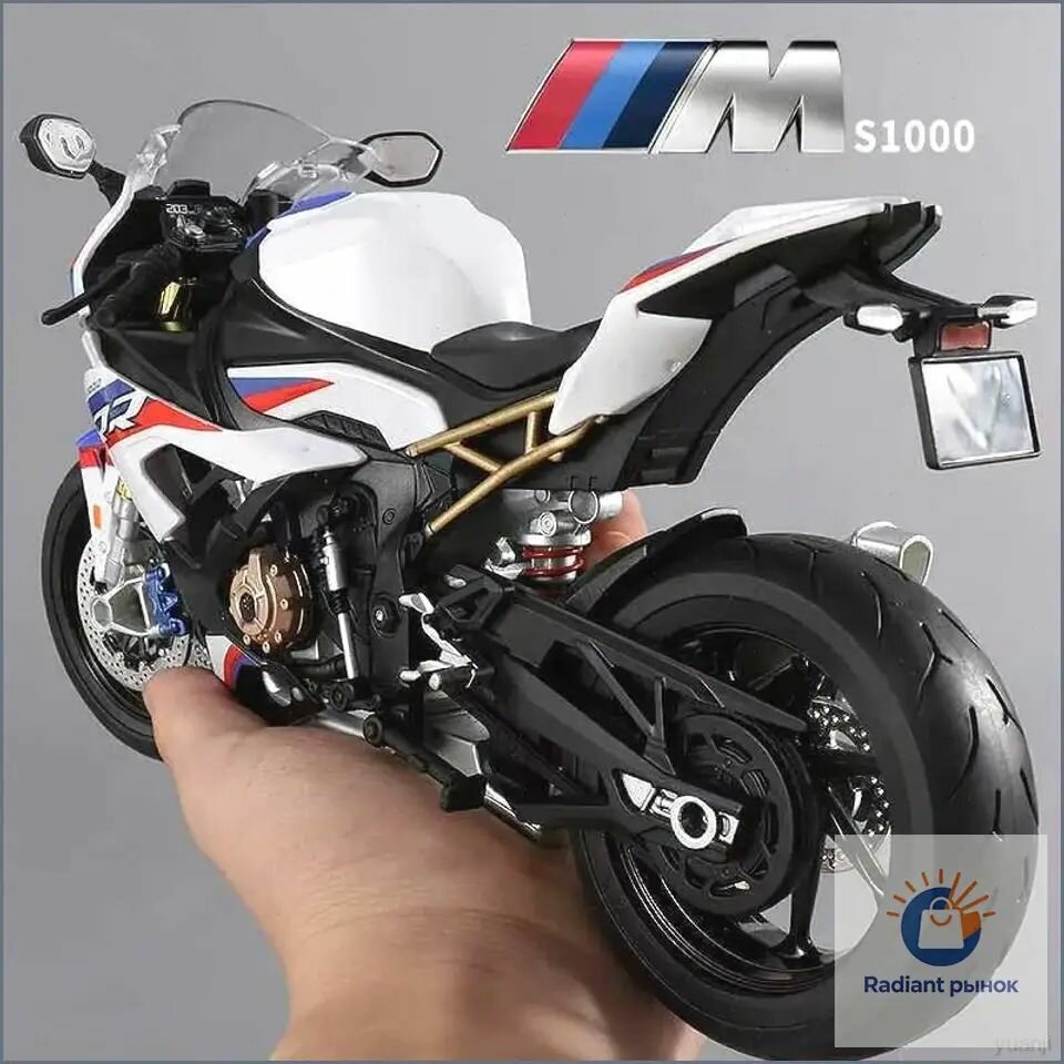 Модель мотоцикла S1000RR/1:12/Передние и задние фонари/звуковые и световые эффекты
