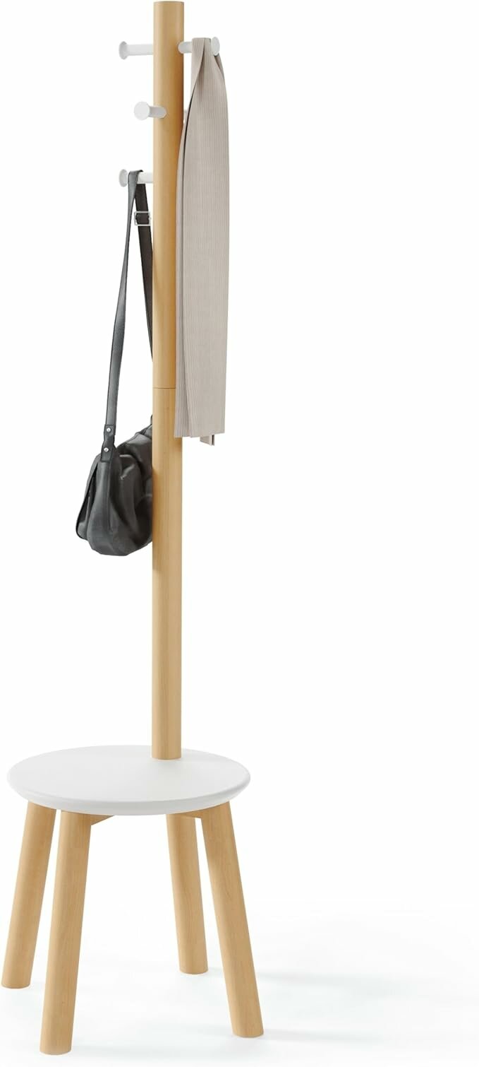 Напольная вешалка Umbra Column, размер 50 x 50 x 165 см, цвет бежевый, 1014257-668