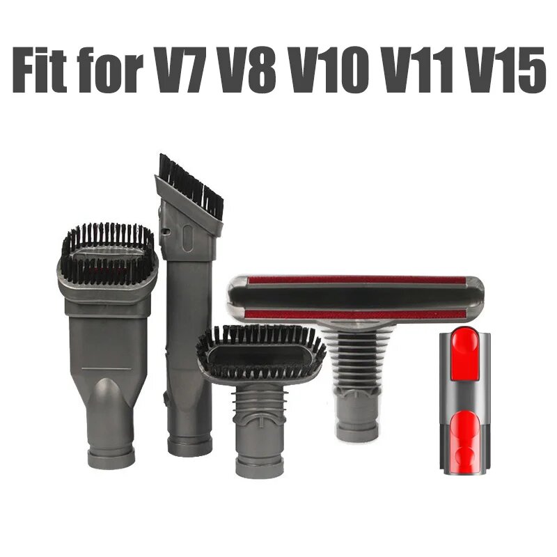 Комплект щеток для Dyson V7 V8 V10 V11 V15 V6 Красный, V7 V8 V10 V11 V15